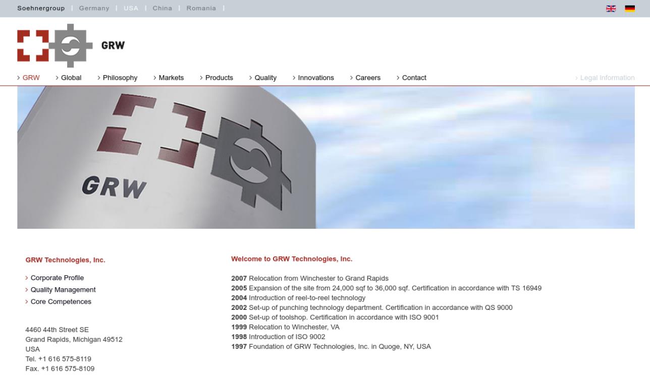 GRW Technologies, Inc. | Injection Molded Plastics