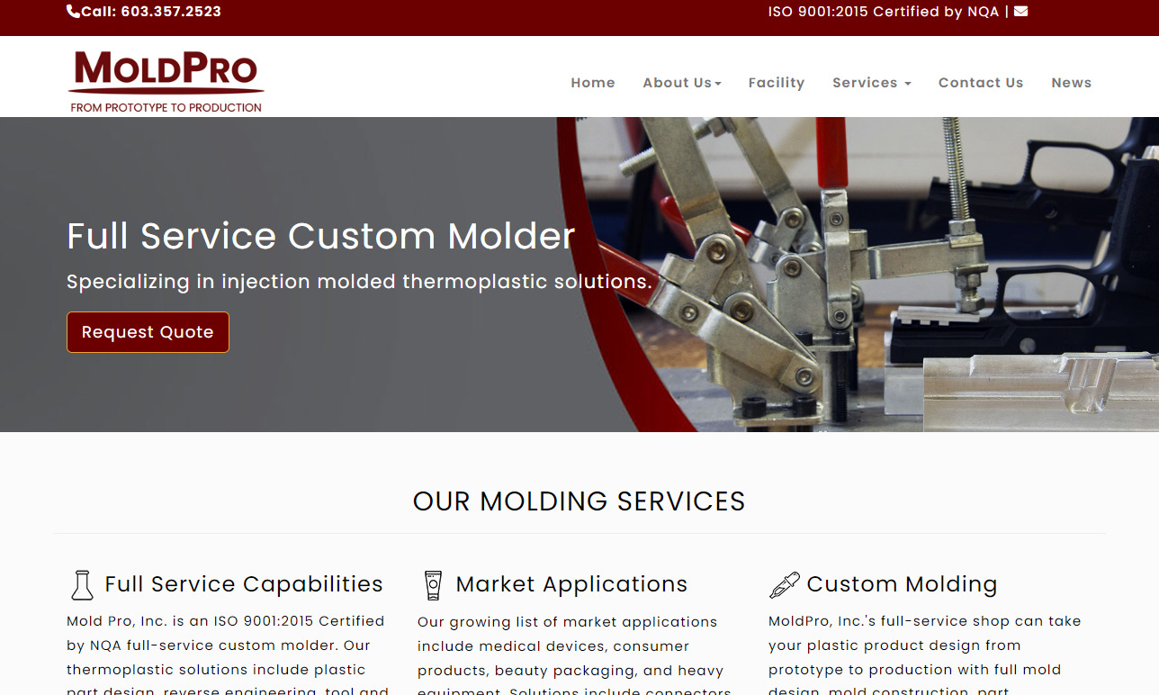 Moldpro, Inc. | Injection Molded Plastic